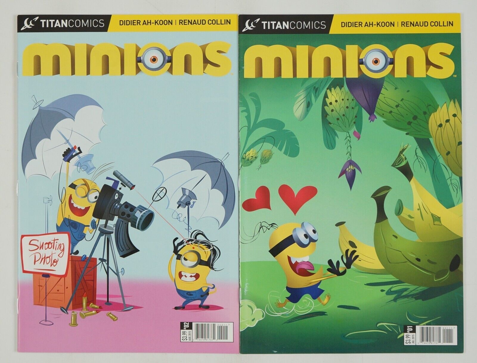 Minions #1-2 VF/NM complete series - Titan Comics - Despicable Me ...