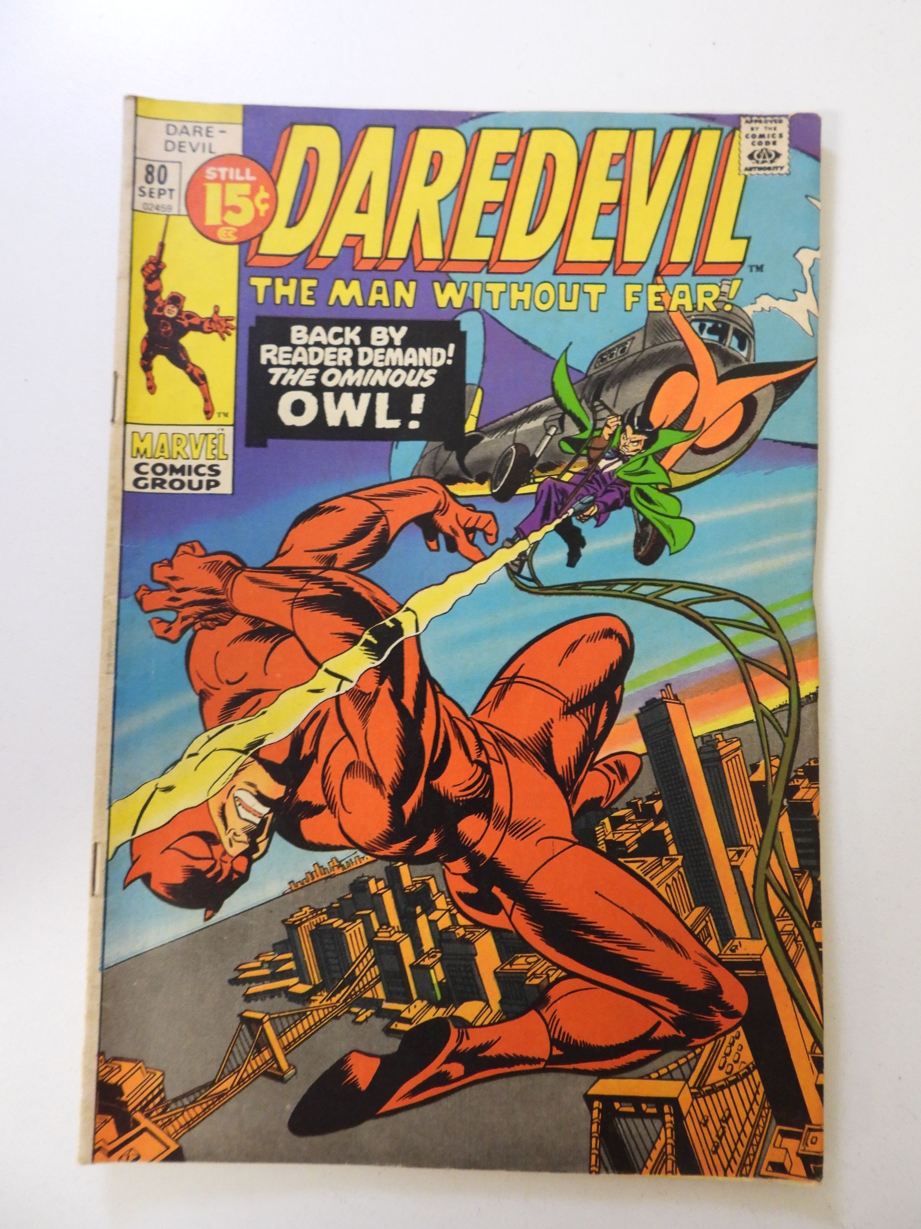 Daredevil #80 (1971) FN condition "date stamp back cover" | Comic Books ...