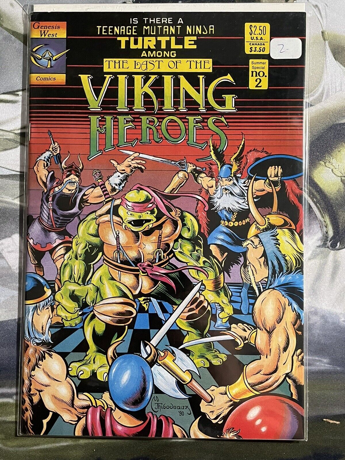 Genesis West Last of The Viking Heroes Summer Special Comic Book (1990 ...