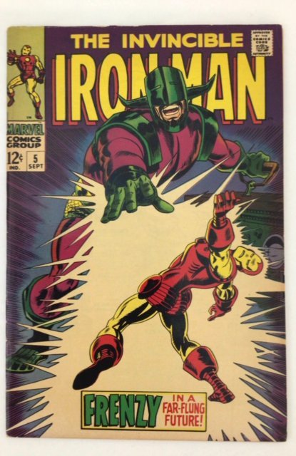 Iron Man #5, and 25 (1968) VERY GOOD copies of KEY issues | Comic Books ...