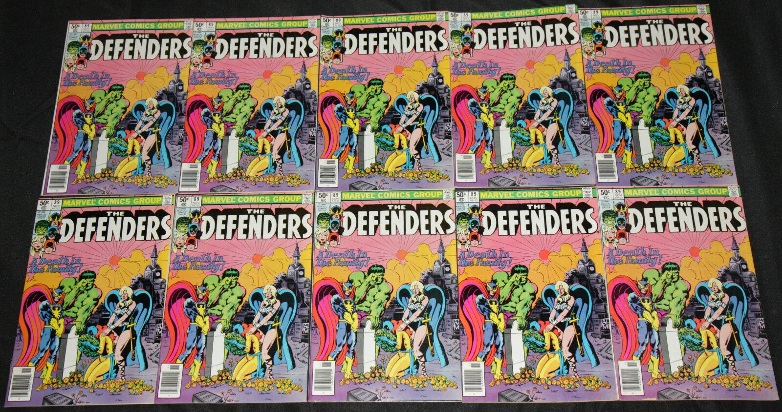Marvel Bronze Age DEFENDERS 56 Mid Grade Comic Lot FN-VF Hulk Dr ...