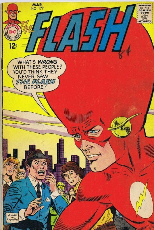 Flash #177 ORIGINAL Vintage 1968 DC Comics | Comic Books - Silver Age ...
