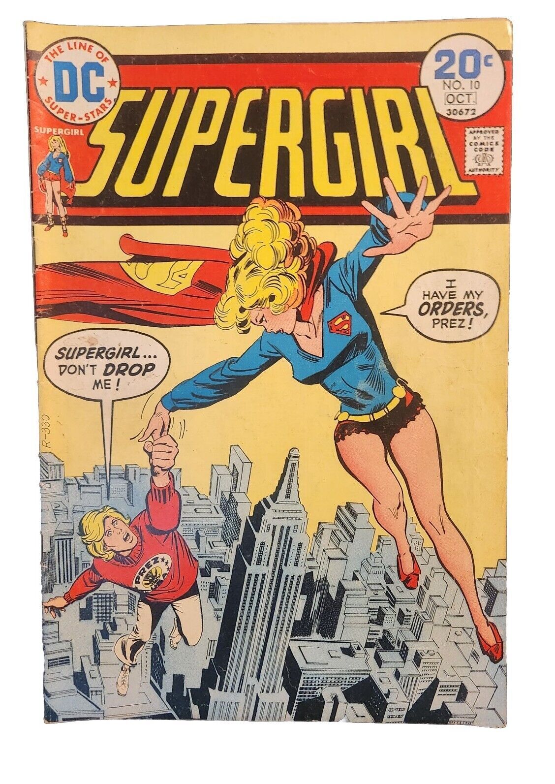 Supergirl #10 1974 DC "Death Of A Prez! / Her Brother's Keeper ...