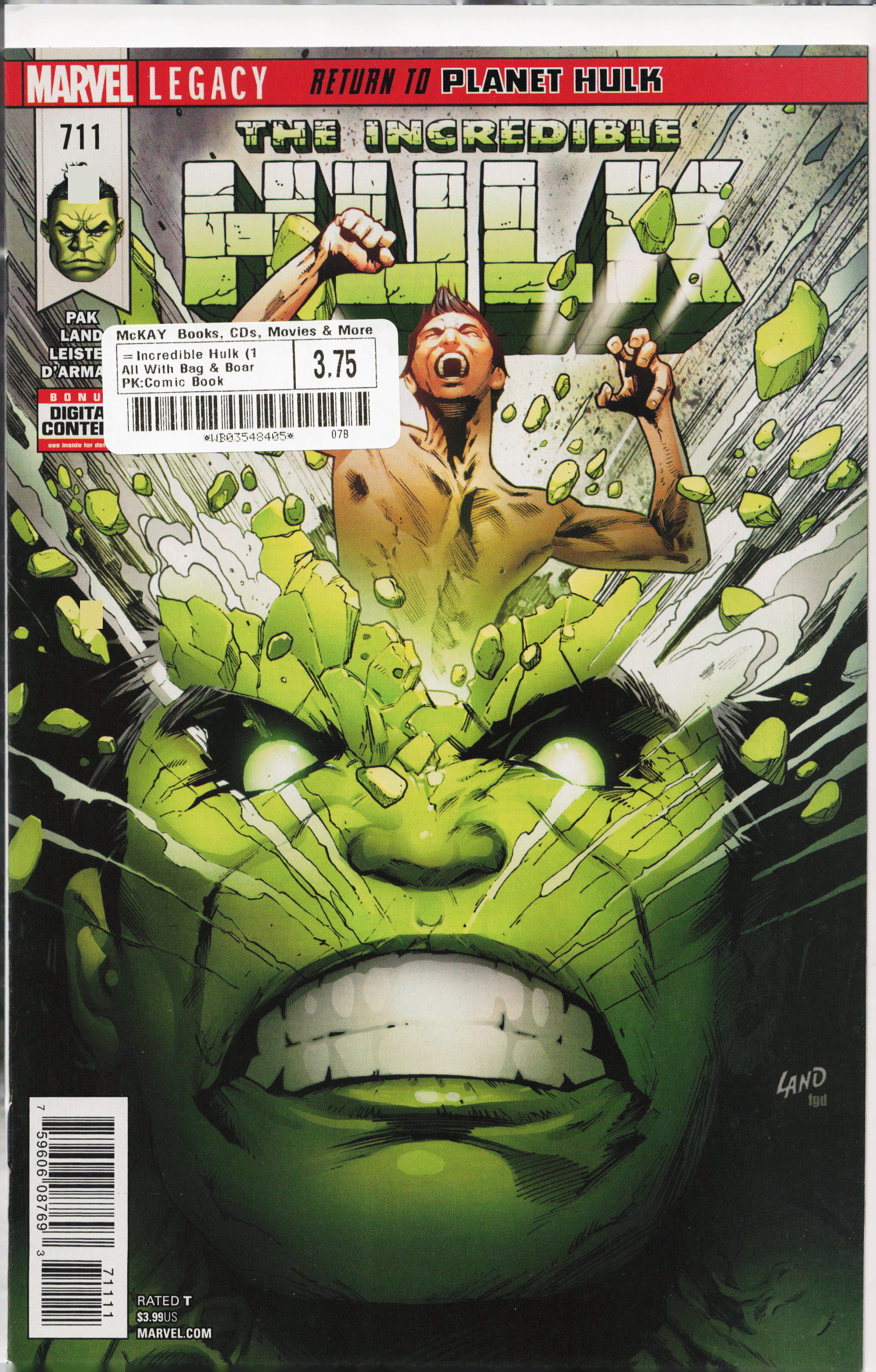 Incredible Hulk #711 (2018) Hulk | Comic Books - Modern Age, Marvel ...