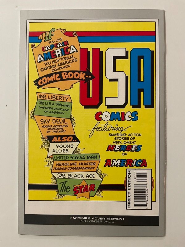 Captain America Comics # 1 NM REPRINT Marvel Atlas Comic Book 1941 ...