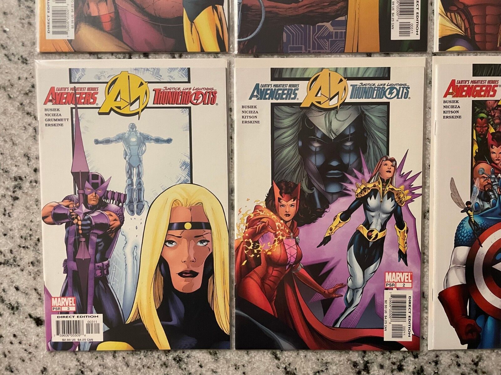 Avengers Thunderbolts Complete Marvel Comics LTD Series # 1 2 3 4 5 6 ...