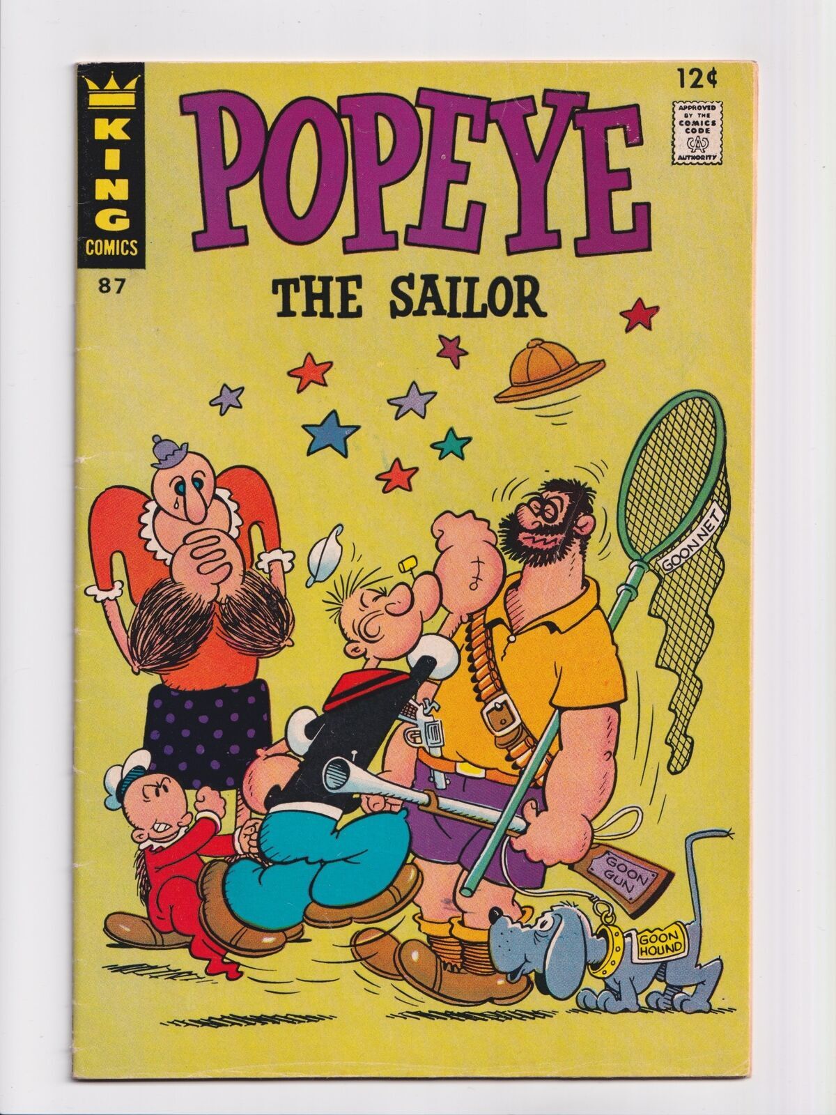Popeye #87 King Comics 1967 Vintage Comic Book Sharp Copy | Comic Books ...