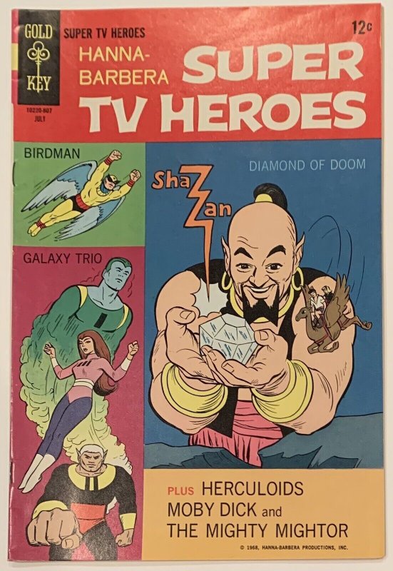 (1968) Hanna Barbera Super TV Heroes #2 Herculoids! Bird Man! Shazzan ...