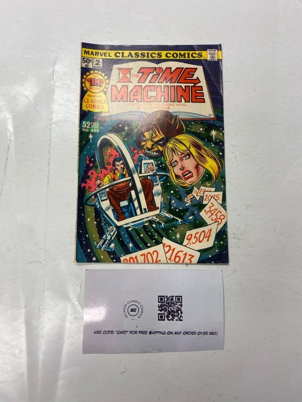 MARVEL CLASSICS COMICS #2 The Time Machine (1976) Marvel FN-VF COMIC ...