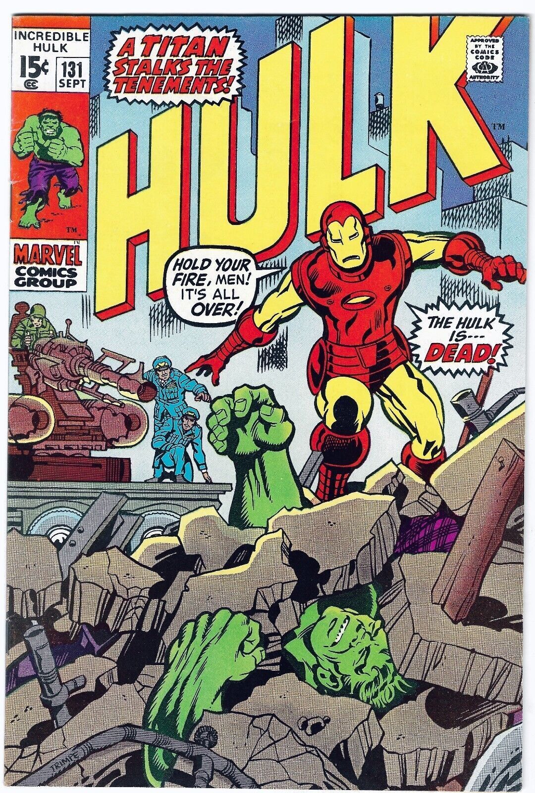 The Incredible Hulk (Marvel, 1962) #131. VF+ | Comic Books - Bronze Age ...