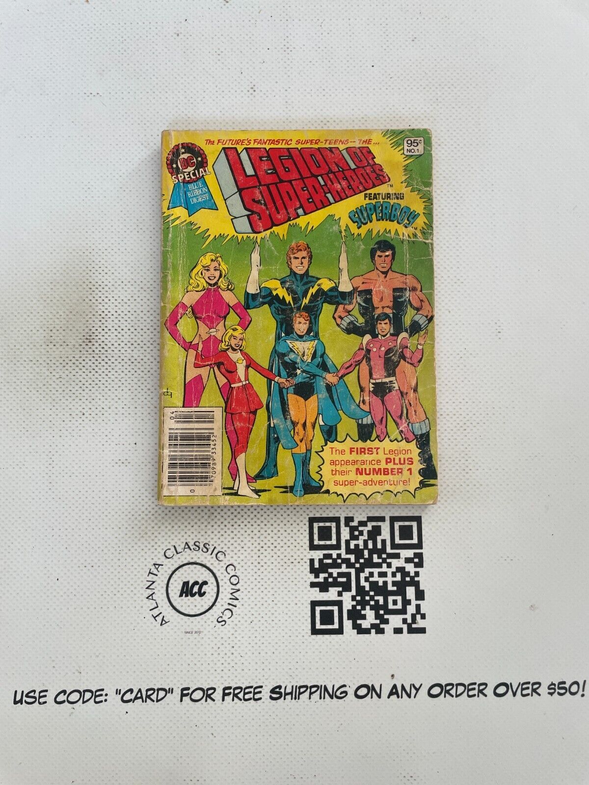 DC Special Blue Ribbon Digest # 1 Comic Book Legion Of Super-Heroes 6 ...