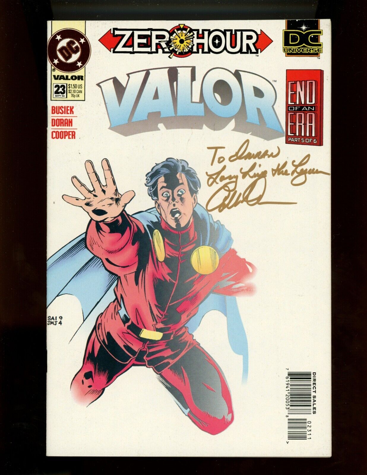 (1994) Valor #23 - Signed by Colleen Doran! (8.5/9.0) | Comic Books ...