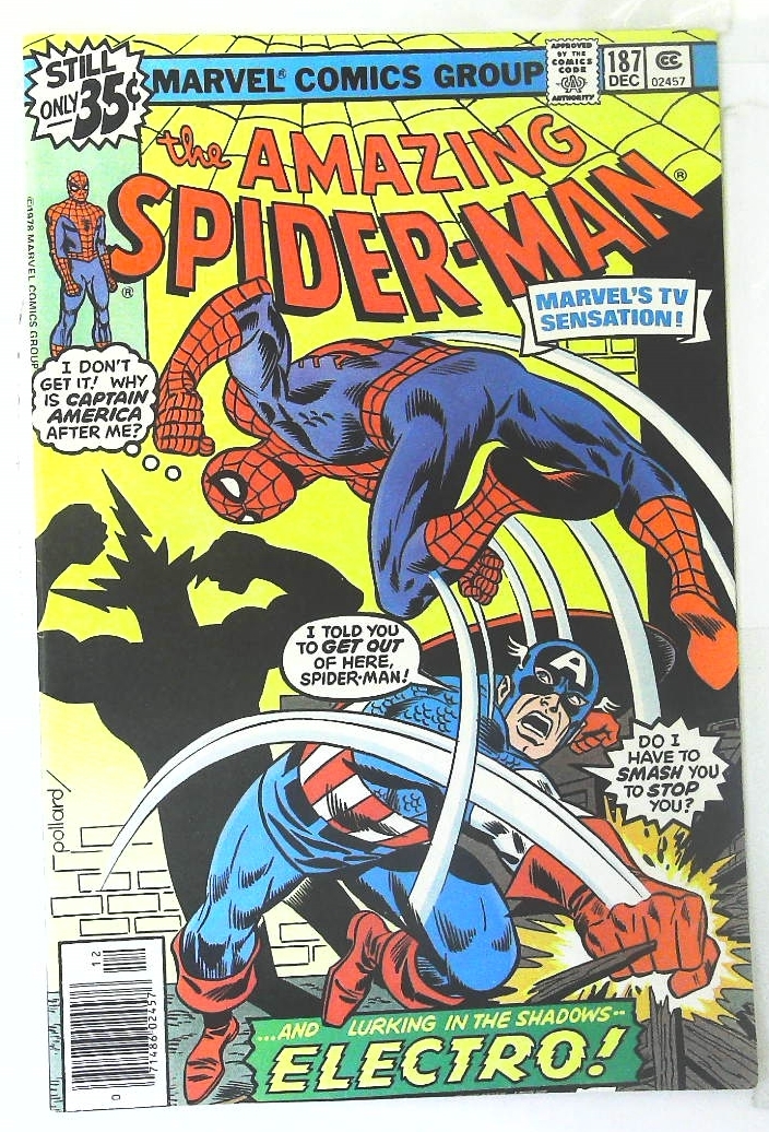 Amazing Spider-Man (1963 series) #187, NM- (Actual scan) | Comic Books ...