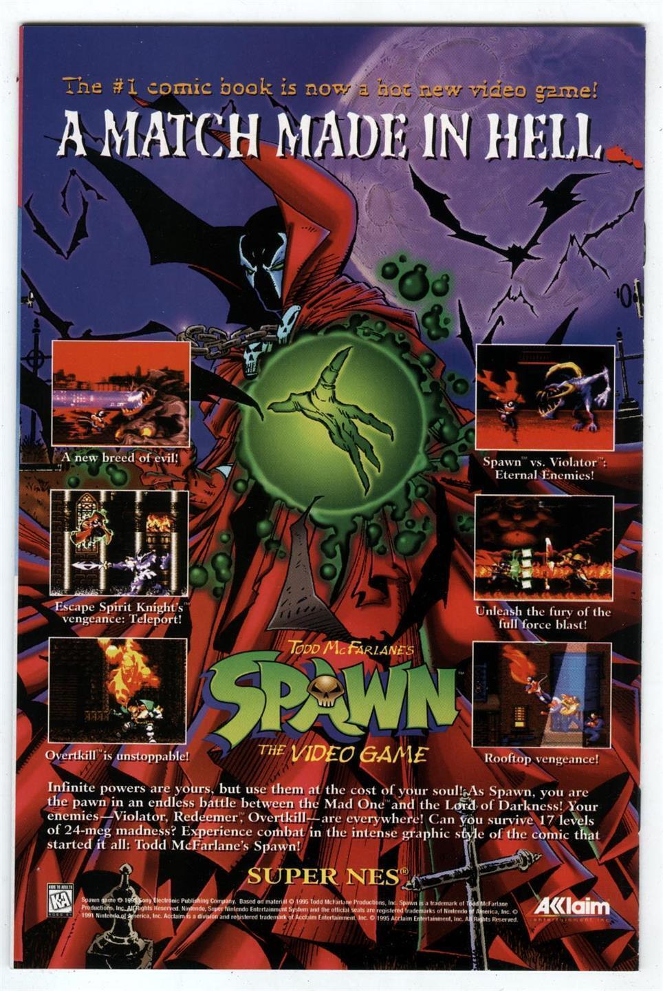 SPAWN #37 1995 1st Appearance THE FREAK Alan Moore Story TODD MCFARLANE ...