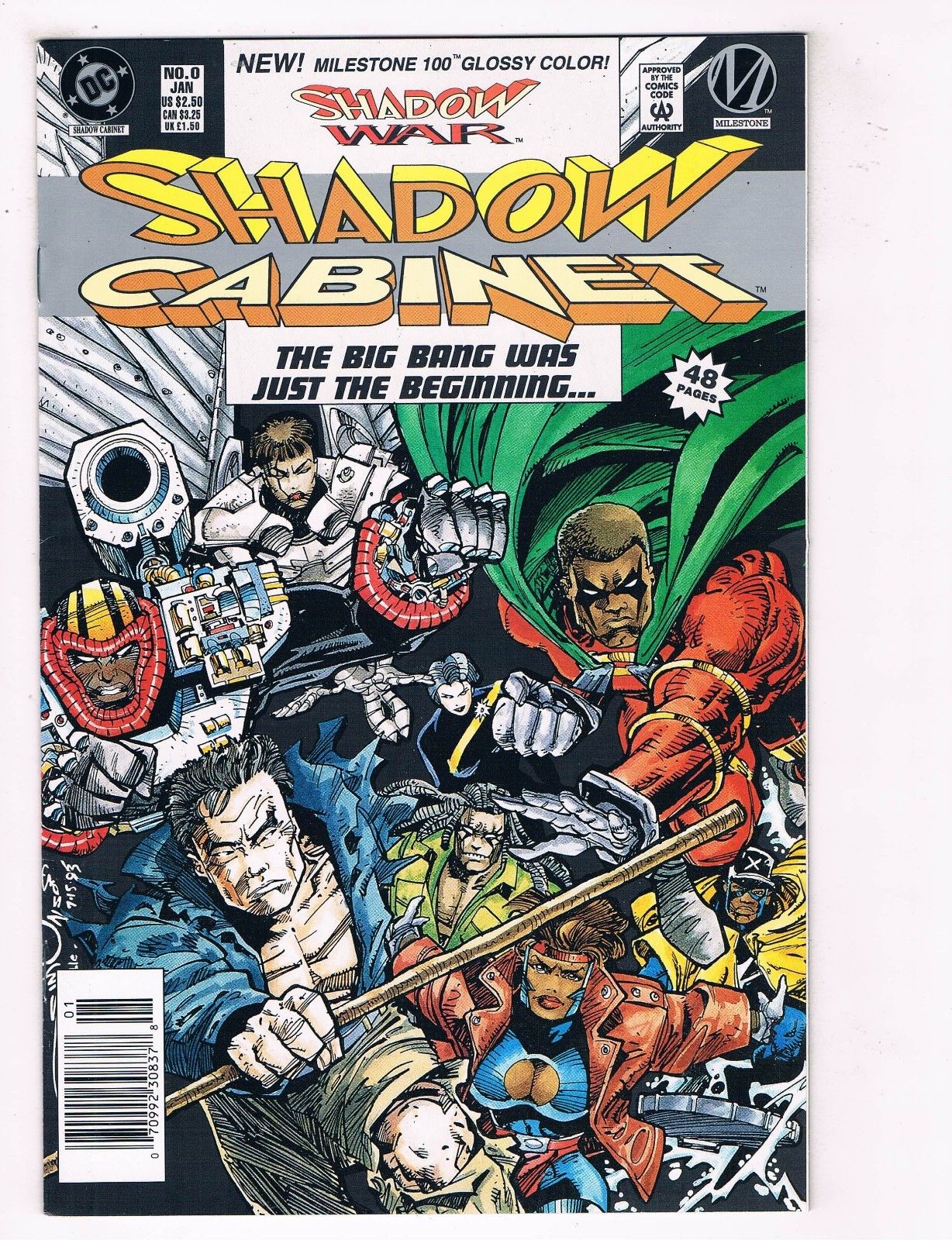 Shadow Cabinet #0 FN DC Comics Shadow War Comic Book Jan 1994 DE38 AD11 ...