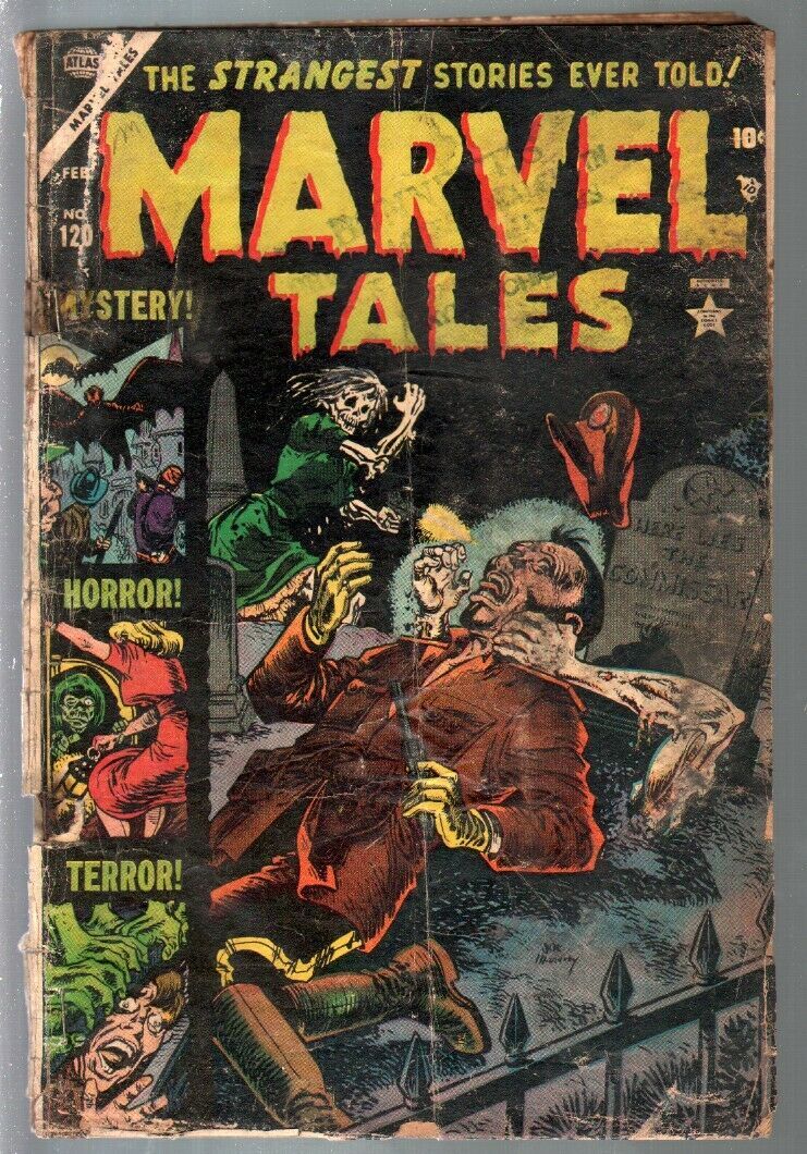Marvel Tales #120 1954-Atlas-mystery-horror-terror-Pre-code-Joe Maneely ...