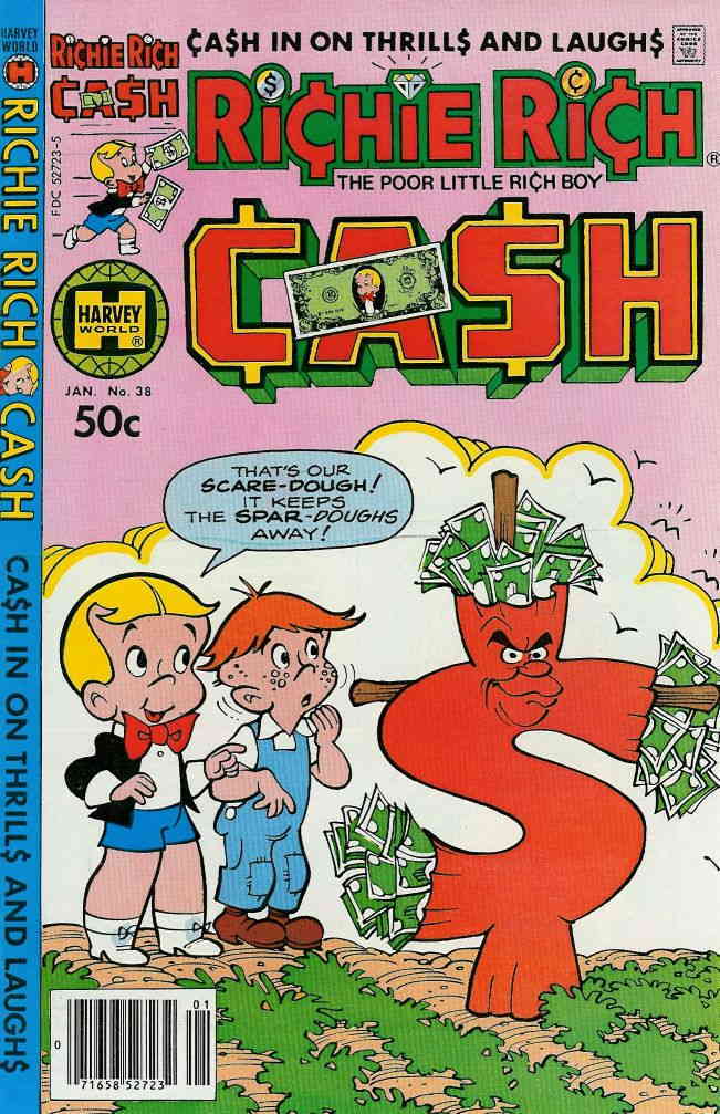 Richie Rich Cash #38 FN ; Harvey | All Ages 1981 Scarecrow | Comic ...