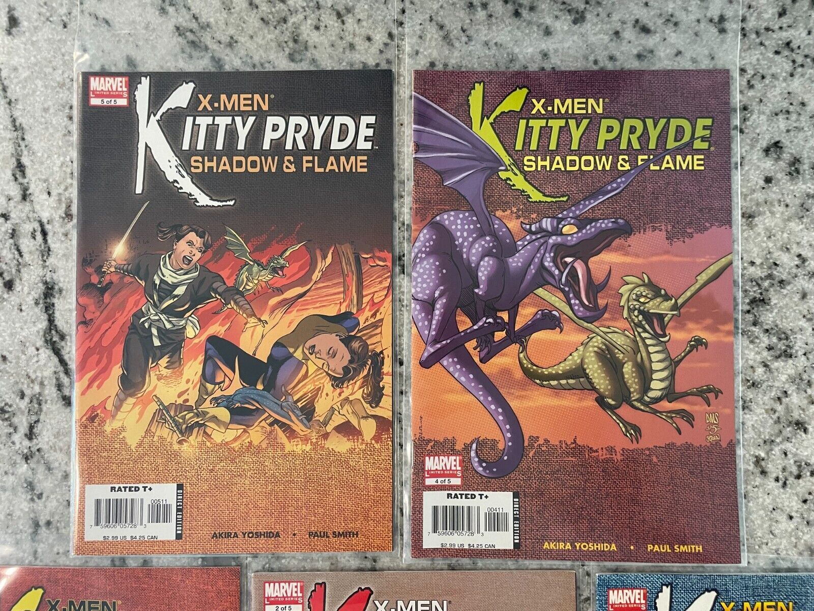 X-Men Kitty Pryde Shadow & Flame Complete Marvel Comics Series # 1 2 3 ...