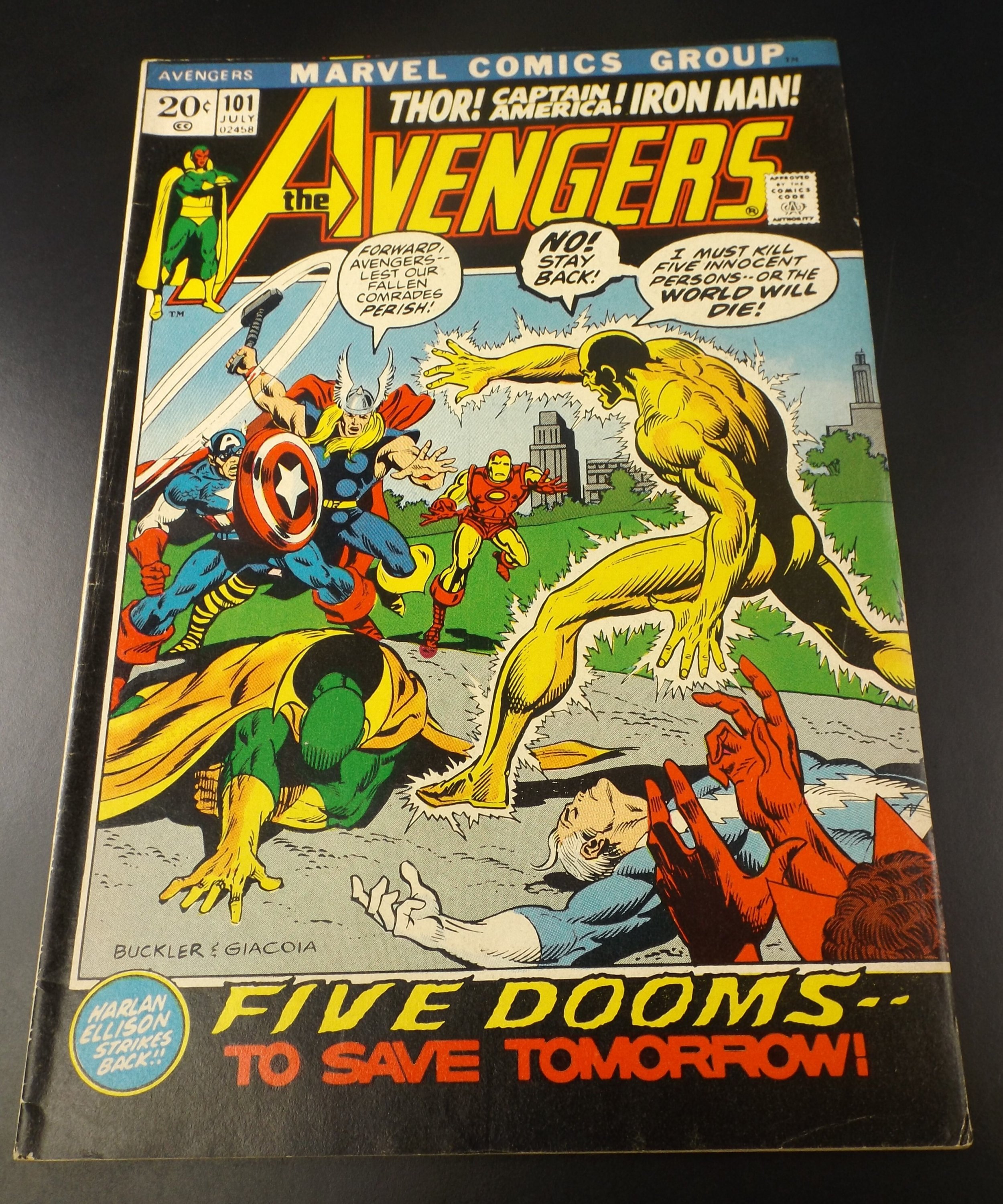 The Avengers #101 (1972) | Comic Books - Bronze Age, Marvel, Avengers ...