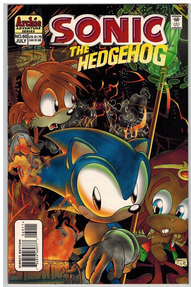 Sonic the Hedgehog (1993 Archie) 60 VF+ July 1998 Comics Book | Comic ...