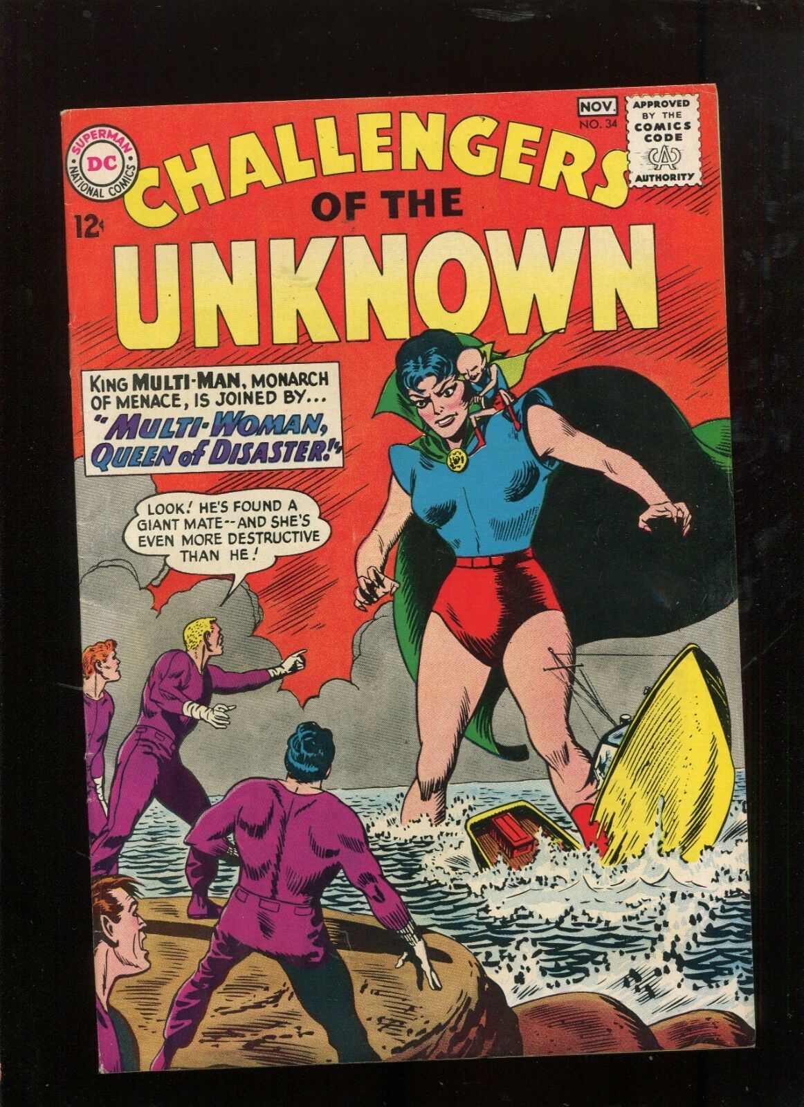 Challengers of the Unknown #34 (6.0) Multi Woman Queen of Disaster ...