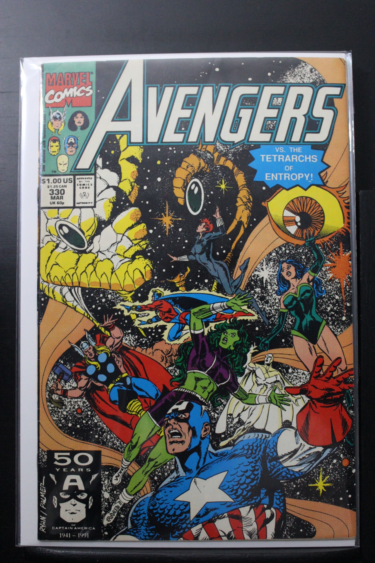 The Avengers #330 Direct Edition (1991) | Comic Books - Copper Age ...