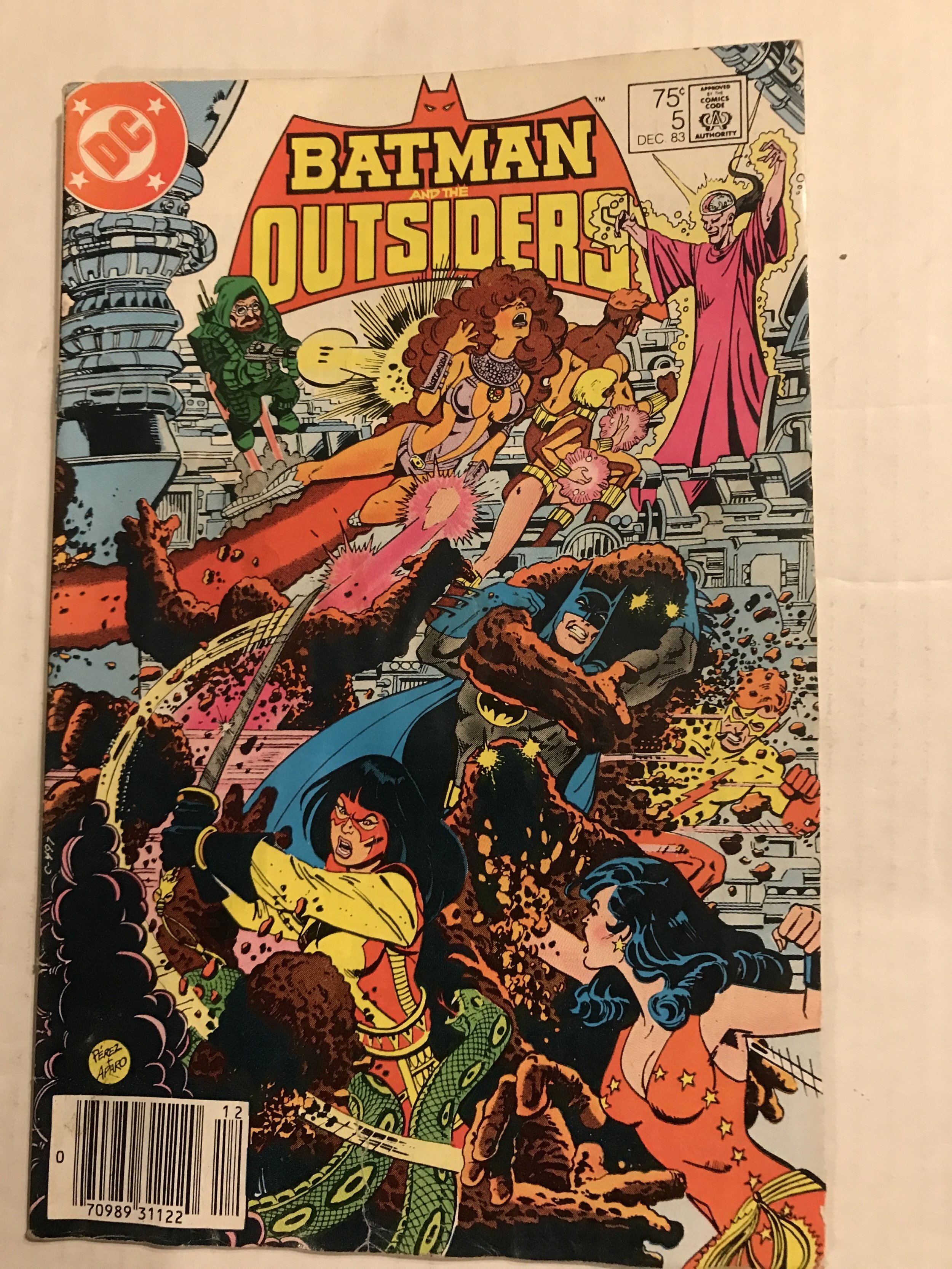 Batman and the Outsiders #5 : DC 12/83 Fair; Newsstand, Katana ...