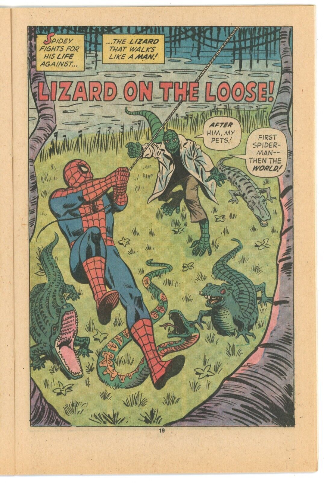 Spidey Super Stories 7 VFNM 9.0 Bronze Age Marvel 1974 The Lizard The ...