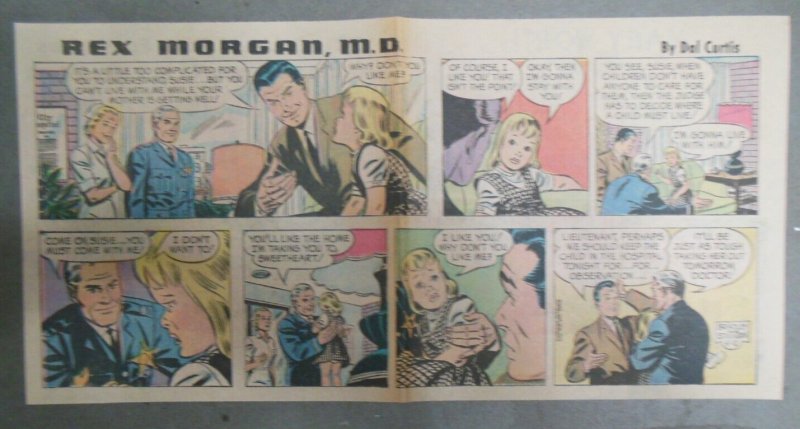 (14) Rex Morgan MD Sunday Pages by Bradley & Edgingston 1961 Thirds: 7. ...