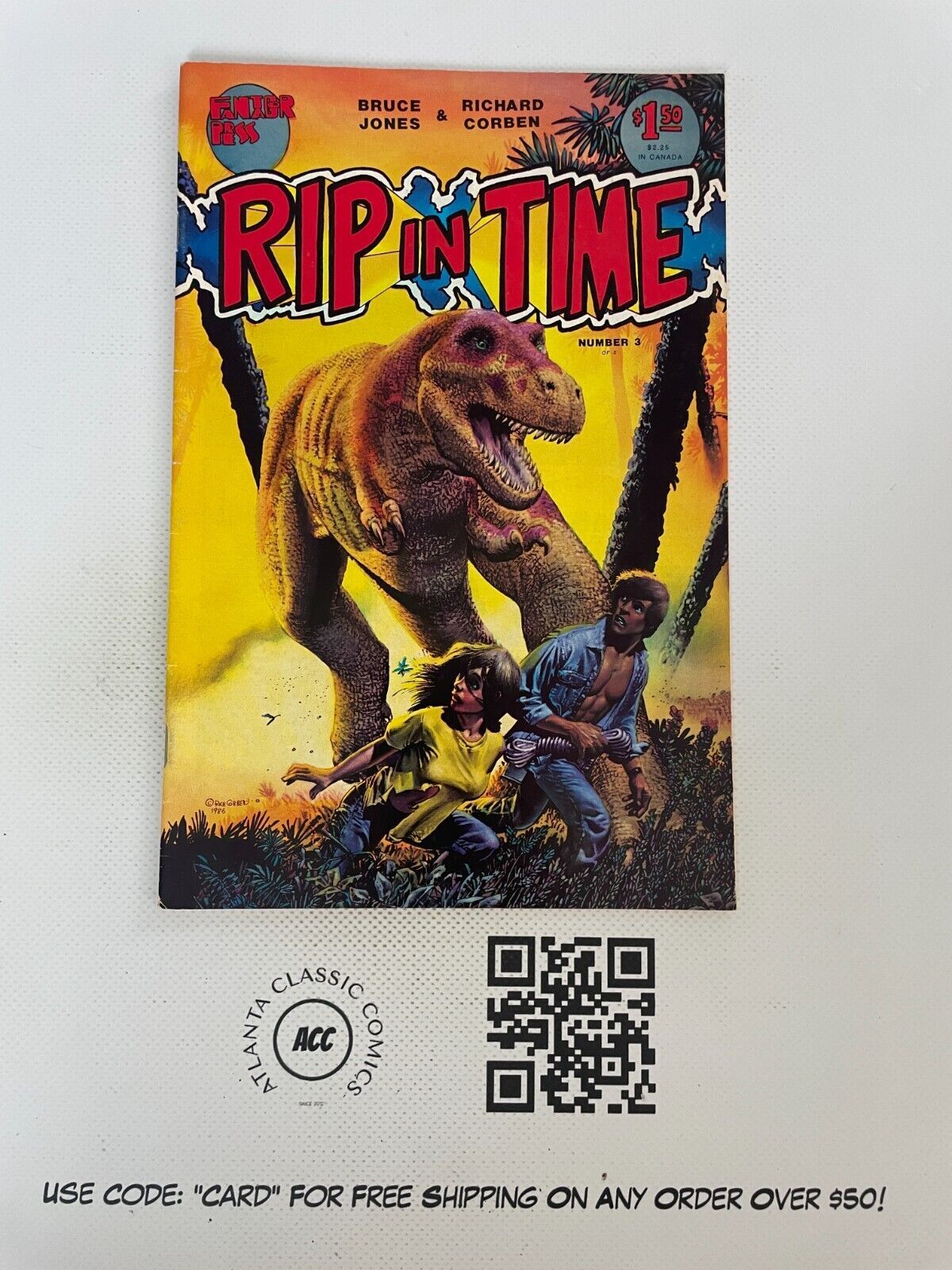 Rip In Time # 3 NM Fantagor Press Comic Book Bruce Jones Richard Corben ...