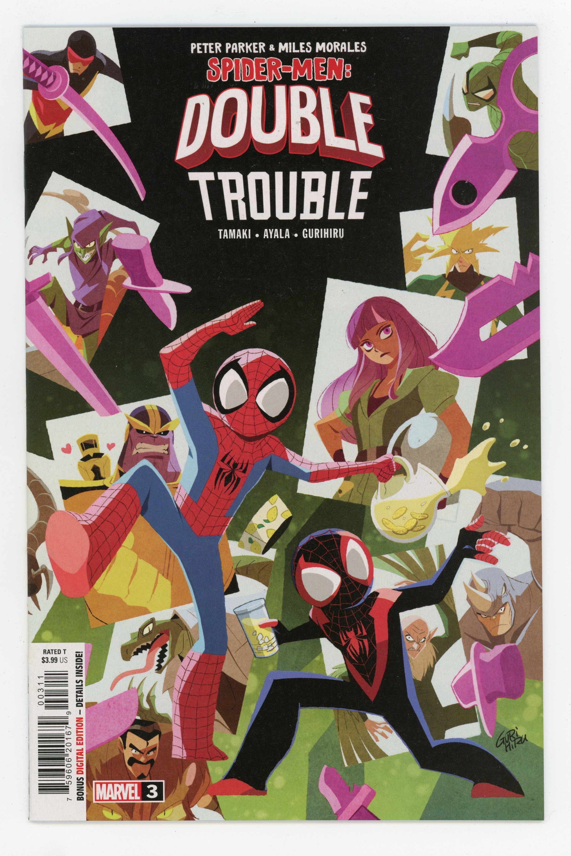 Peter Parker and Miles Morales Spider-Men Double Trouble #3 Gurihiru ...