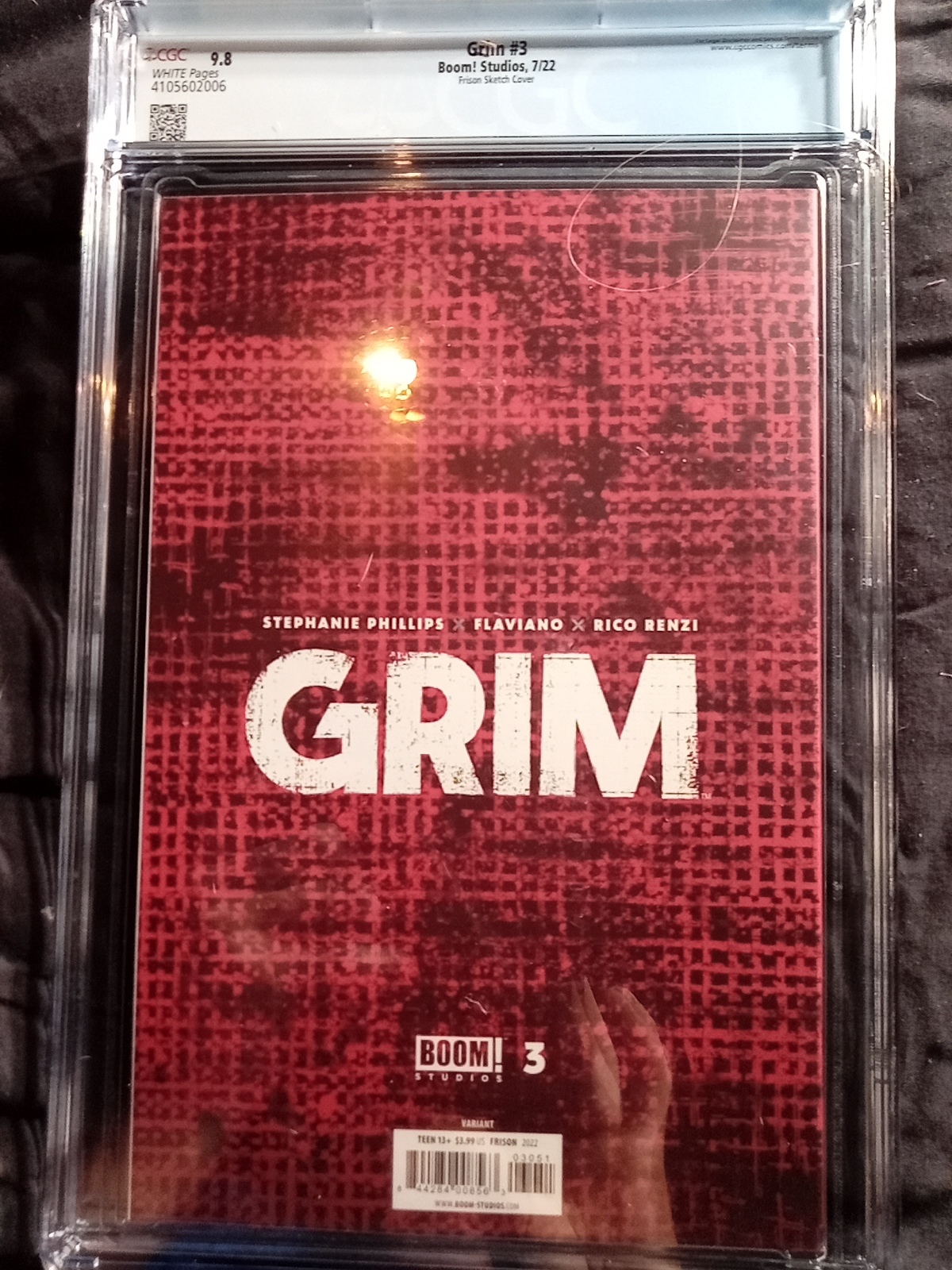 Grim #3 (2022) Boom Studios Frison Sketch Virgin Cover | Comic Books ...