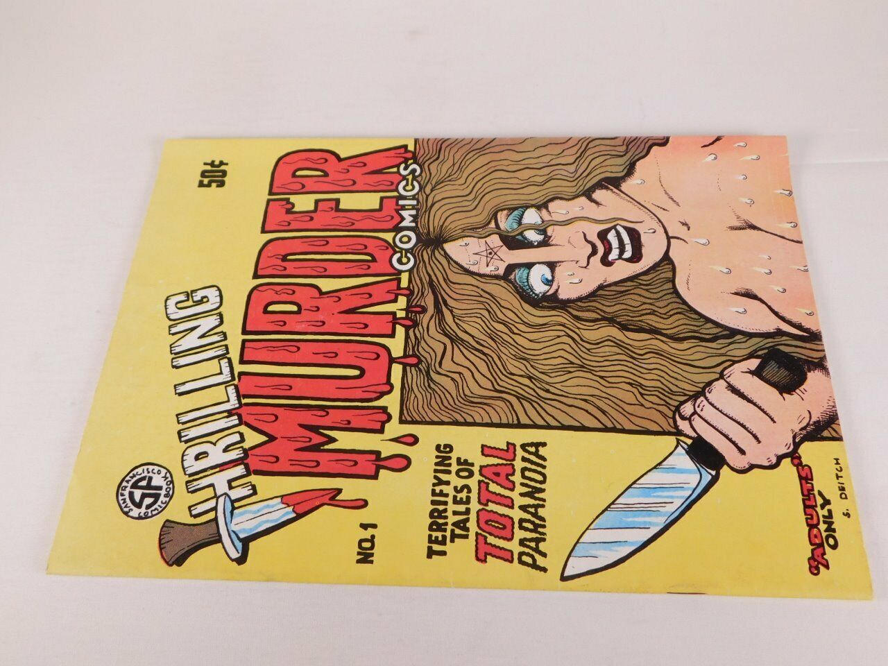 Thrilling Murder Comics #1 F/VF 7.0 R Crumb 1st Print Underground Comix ...