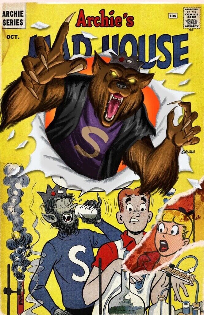 Cursed Library Alpha #1 Jughead Haunted Archie Bill Galvan Variant RAW ...