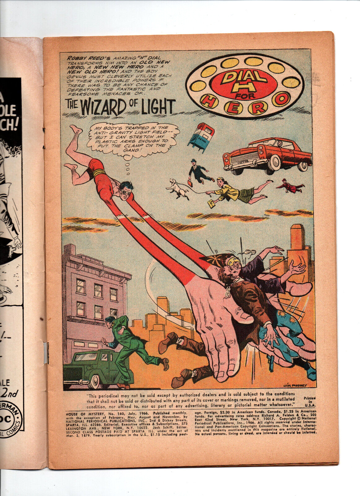 House of Mystery #160 - 1st Silver Age appearance Plastic Man - KEY ...