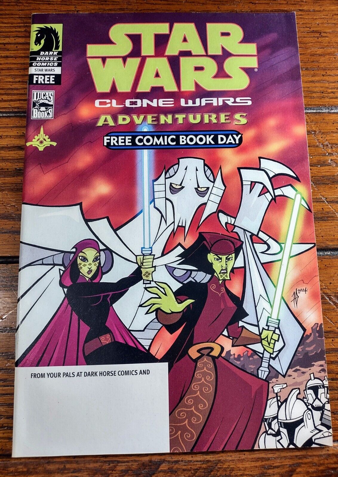 Star Wars Clone Wars Adventures Free Comic Book Day First General ...