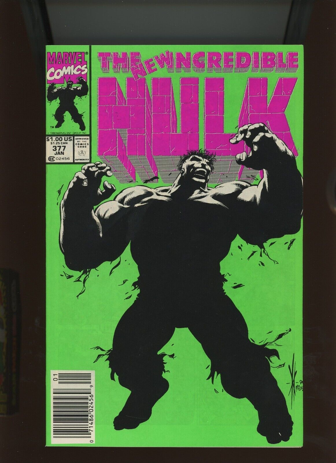 (1991) The Incredible Hulk #377 - KEY! PROFESSOR HULK & GUILT HULK! (9. ...