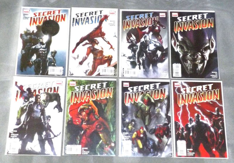 SECRET INVASION #1-8 Complete Set Lot + Tie-Ins One Shots X-Overs 44 ...
