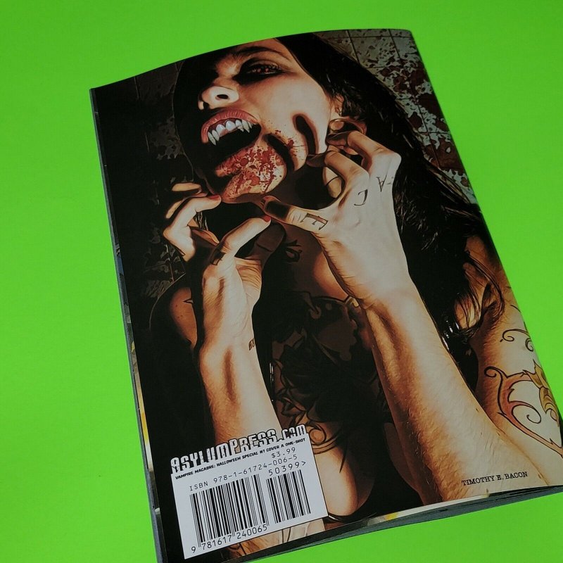 New Horror Asylum Press VAMPIRE MACABRE one-shot 1 Halloween NM tat ...