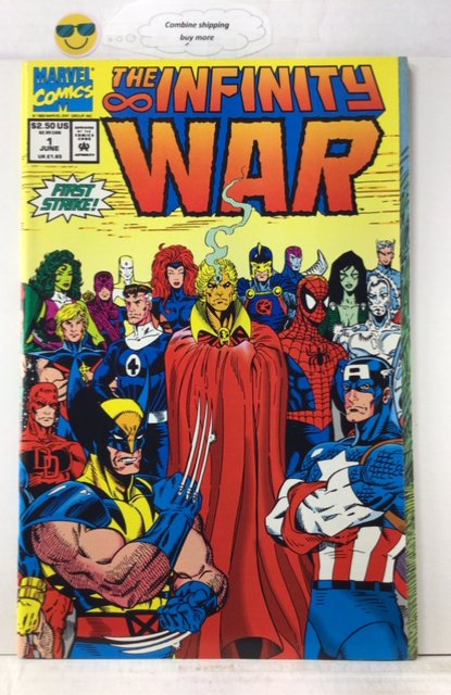 The Infinity War #1 (1992) vfn First appearance marvel doppelgängers ...