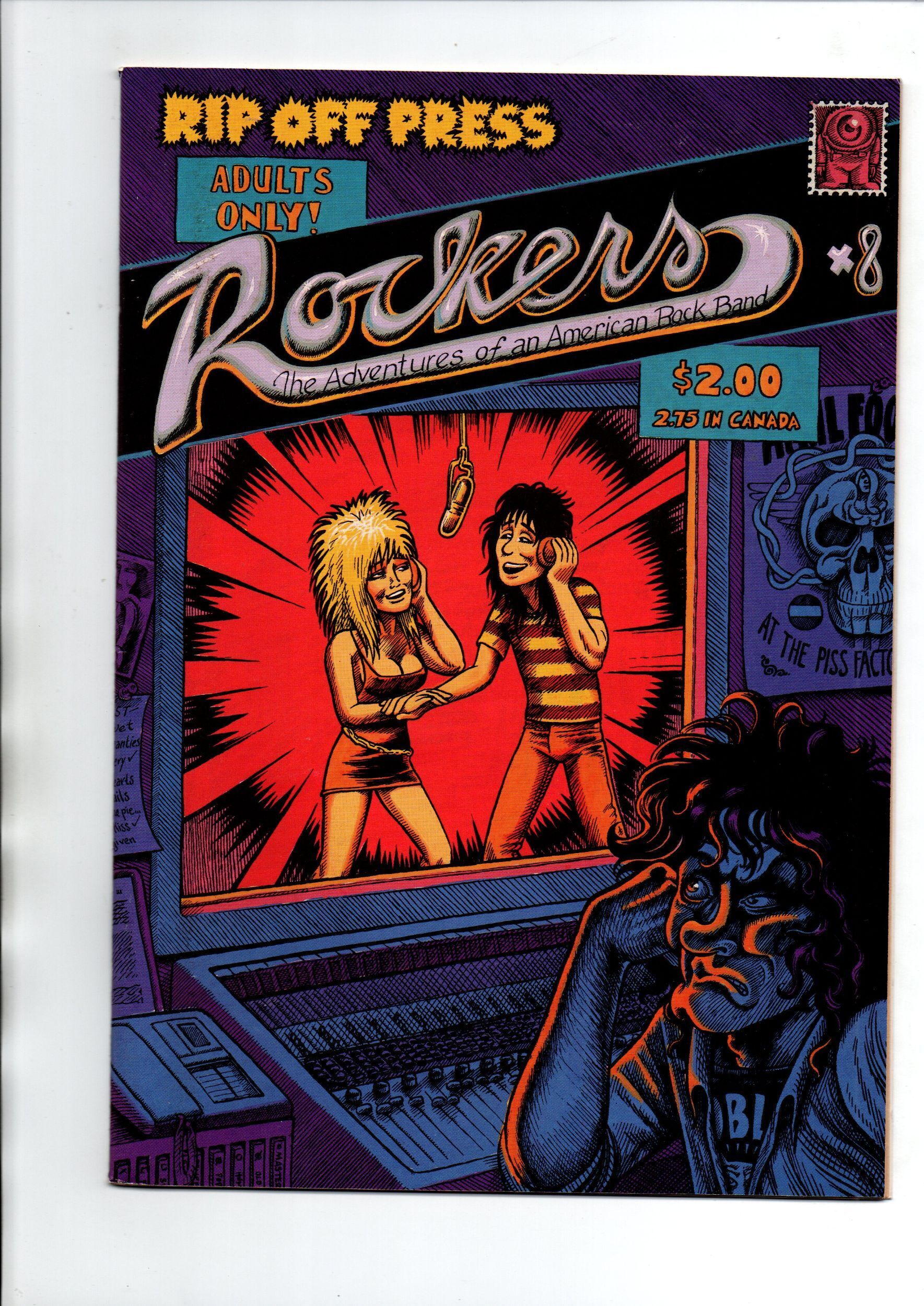 Rockers #1 2 3 4 & 8 set - Giantess - Underground - Rip Off Press ...
