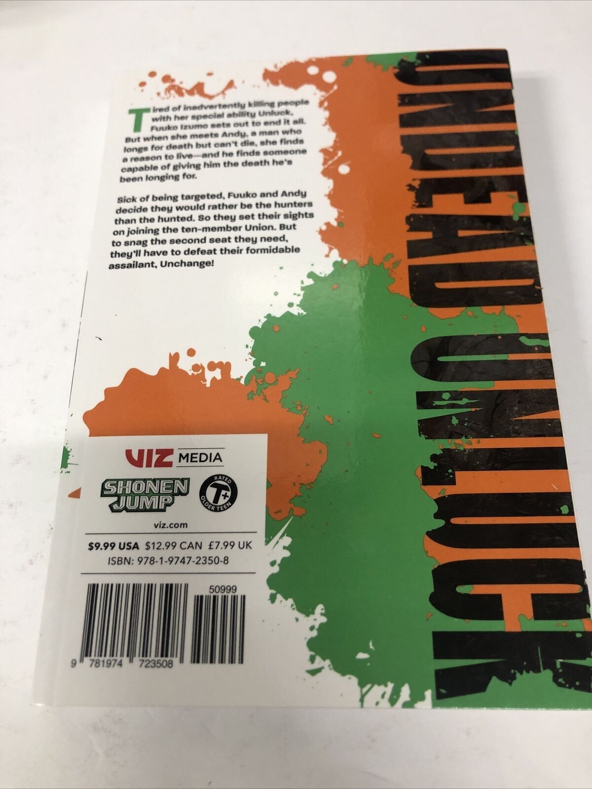 Undead Unluck (2021) TPB Vol # 2 VIZ Media Manga Shonen Jump Yoshifumi ...