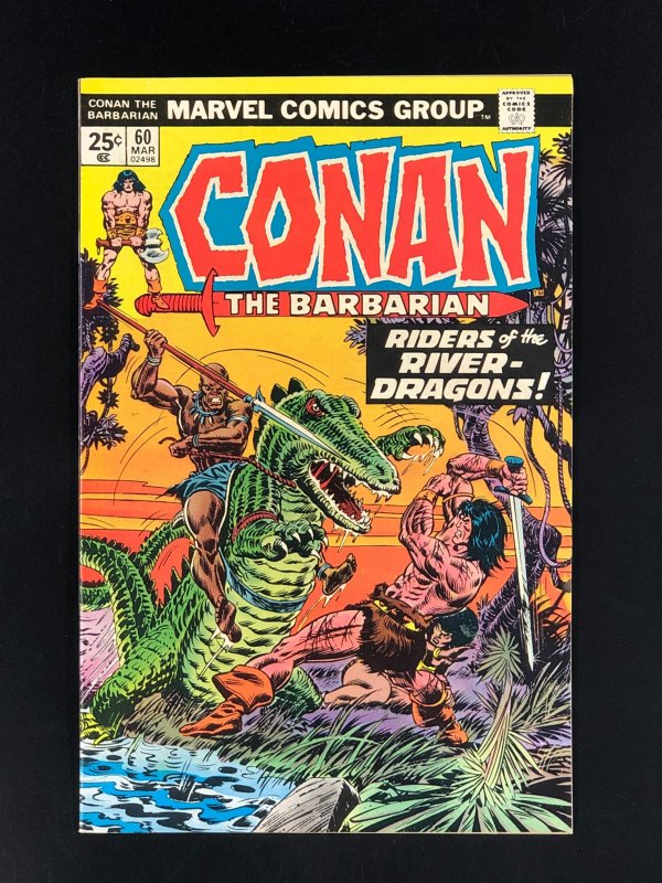 Conan the Barbarian #60 (1976) NM Riders of the River-Dragons! | Comic ...