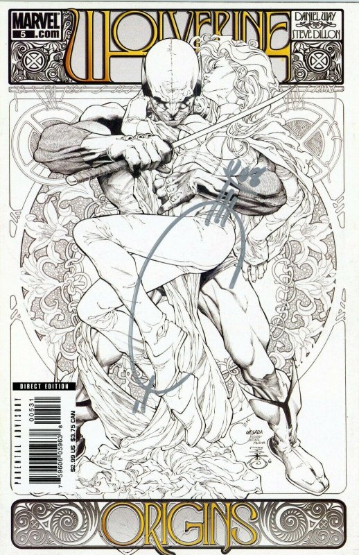 Wolverine Origins #5 Joe Quesada Sketch Variant w/ Autograph No COA ...