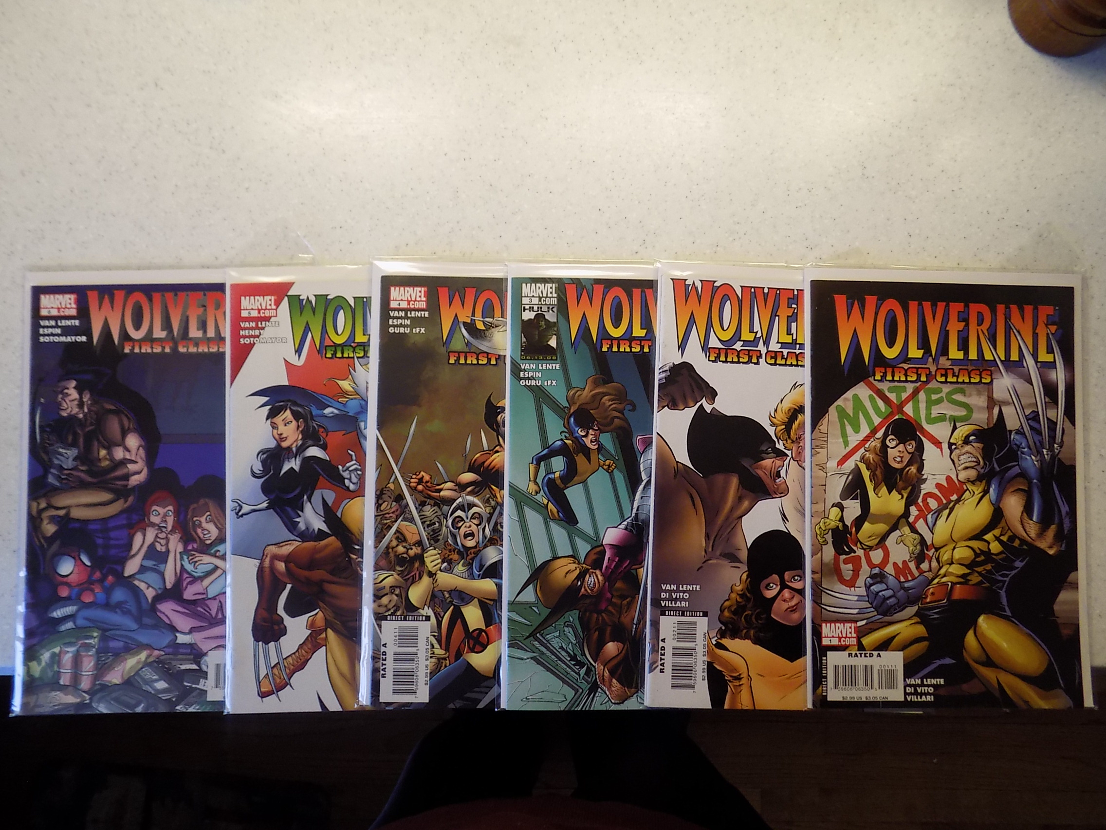 Wolverine First Class # 1-6 Complete Marvel Mutants X Action | Comic ...