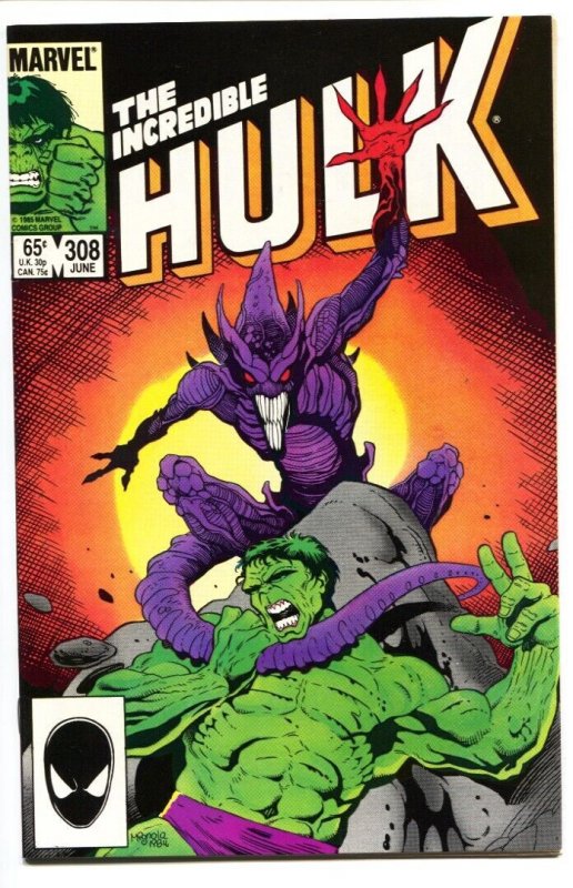 INCREDIBLE HULK #308-comic book 1st appearance of TRIAD | Comic Books ...