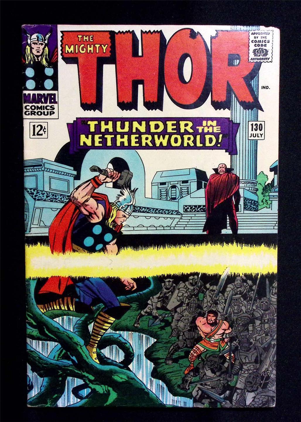 The Mighty Thor #130 Marvel July 1966 Pluto & Hercules In Netherworld ...