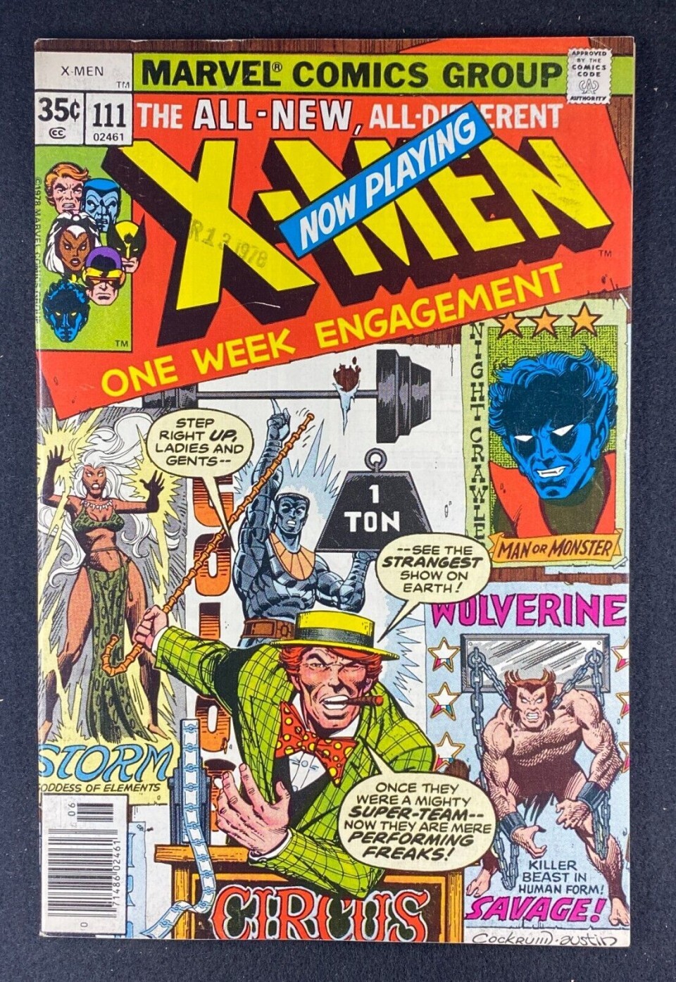 X-Men (1963) #111 FN+ (6.5) Dave Cockrum John Byrne Memero Magneto ...