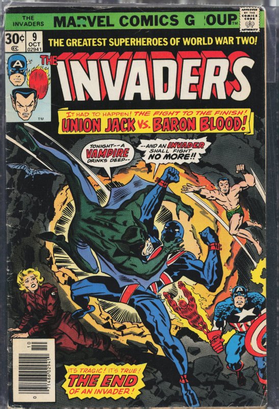 The Invaders #9 (1976) The Invaders | Comic Books - Bronze Age, Marvel ...