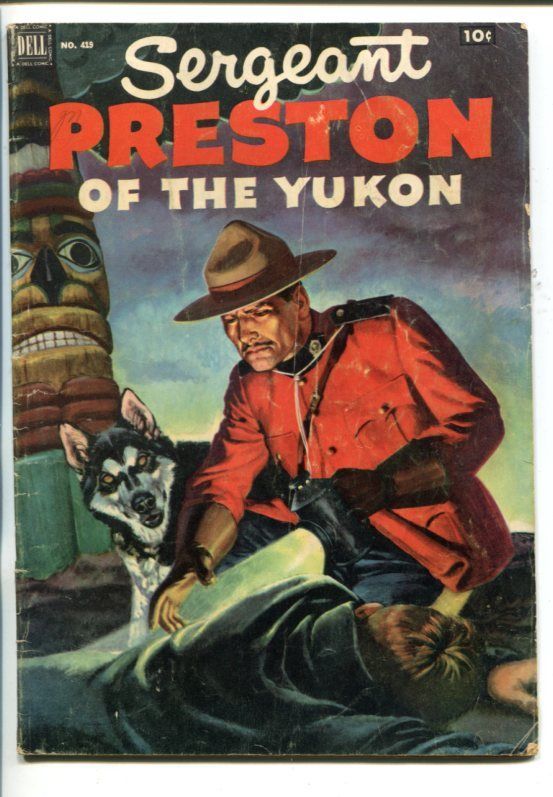 SGT Preston of the Yukon #419-1952-Dell-Totem Pole-Four Color-Rcmp-Good ...